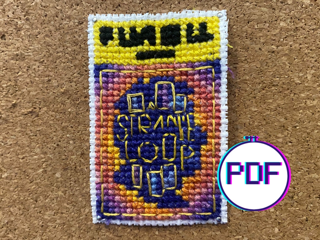 A STRANGE LOOP Mini Broadway Playbill Cross Stitch Pattern (PDF) - Etsy