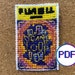 A STRANGE LOOP Mini Broadway Playbill Cross Stitch Pattern (PDF) - Etsy
