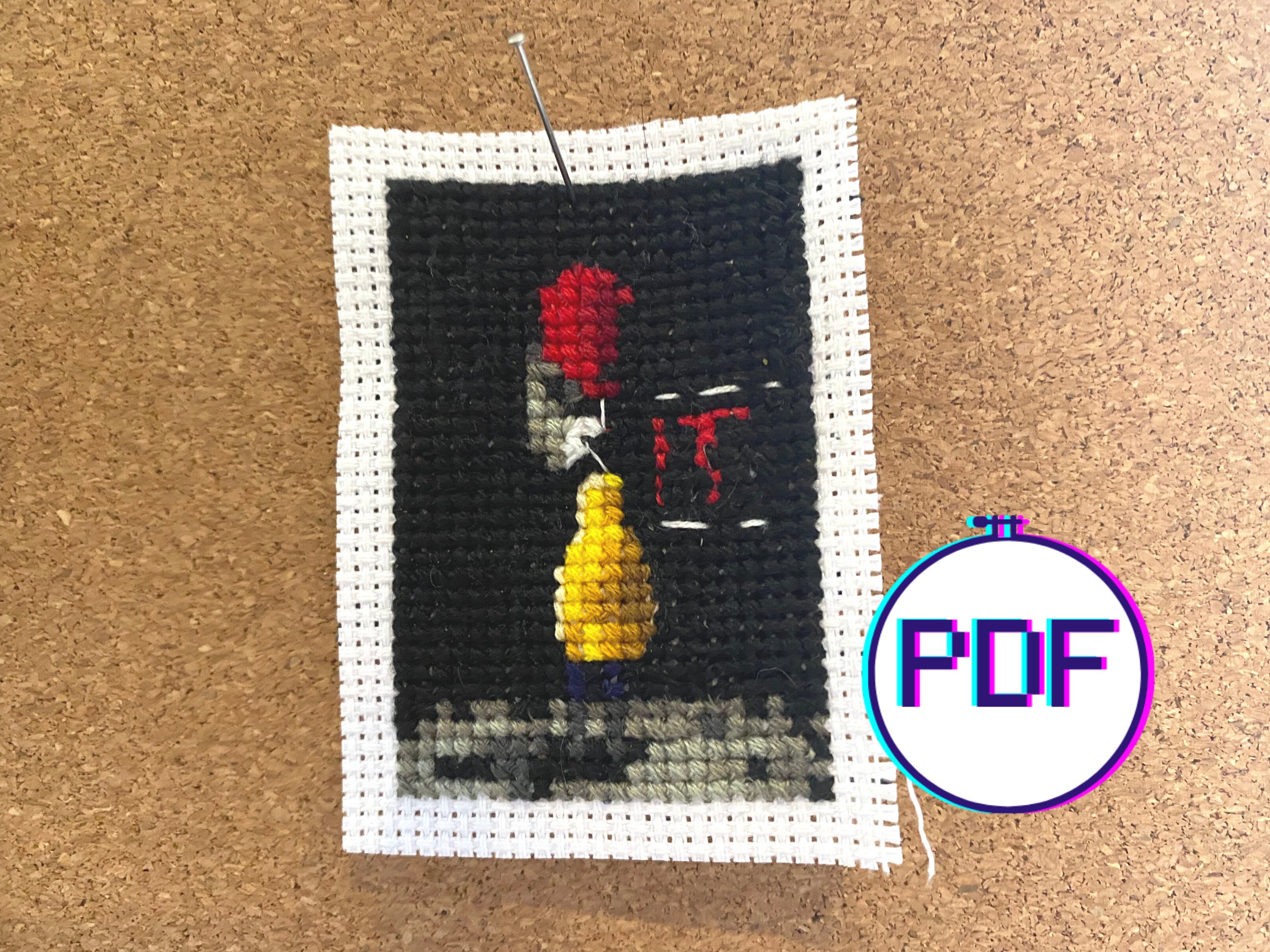 It: CHAPTER ONE Mini Movie Poster Cross Stitch Pattern PDF - Etsy