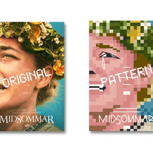 MIDSOMMAR Mini Movie Poster Cross Stitch Pattern (PDF) - Etsy