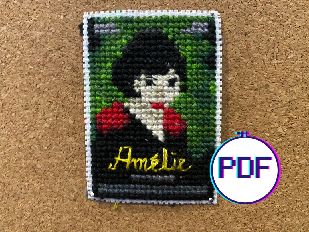 AMÉLIE Mini Movie Poster Cross Stitch Pattern PDF Download - Etsy