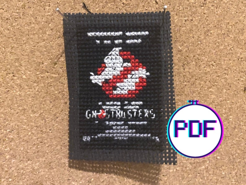 GHOSTBUSTERS 1984 Mini Movie Cross Stitch Pattern - Etsy