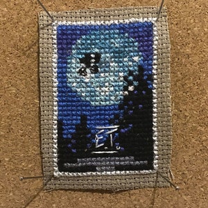 Stephen Spielberg's Mini Cross Stitch Movie Poster - Etsy