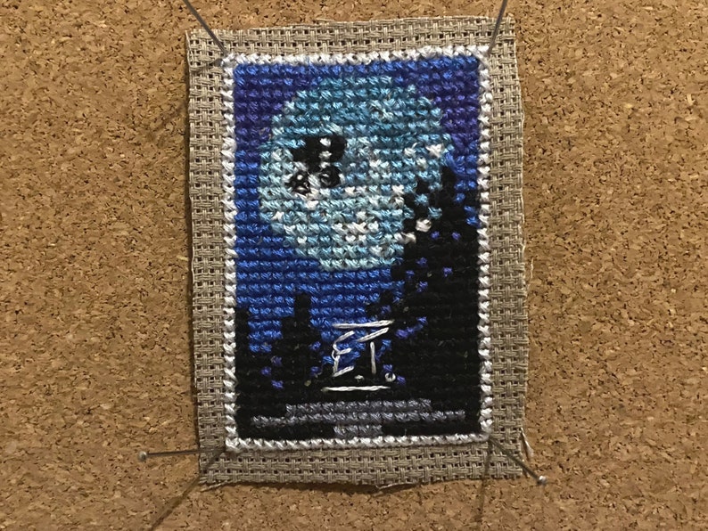 Stephen Spielberg's Mini Cross Stitch Movie Poster - Etsy