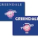 COMMUNITY Greendale Flag Mini Cross Stitch Pattern PDF Download - Etsy