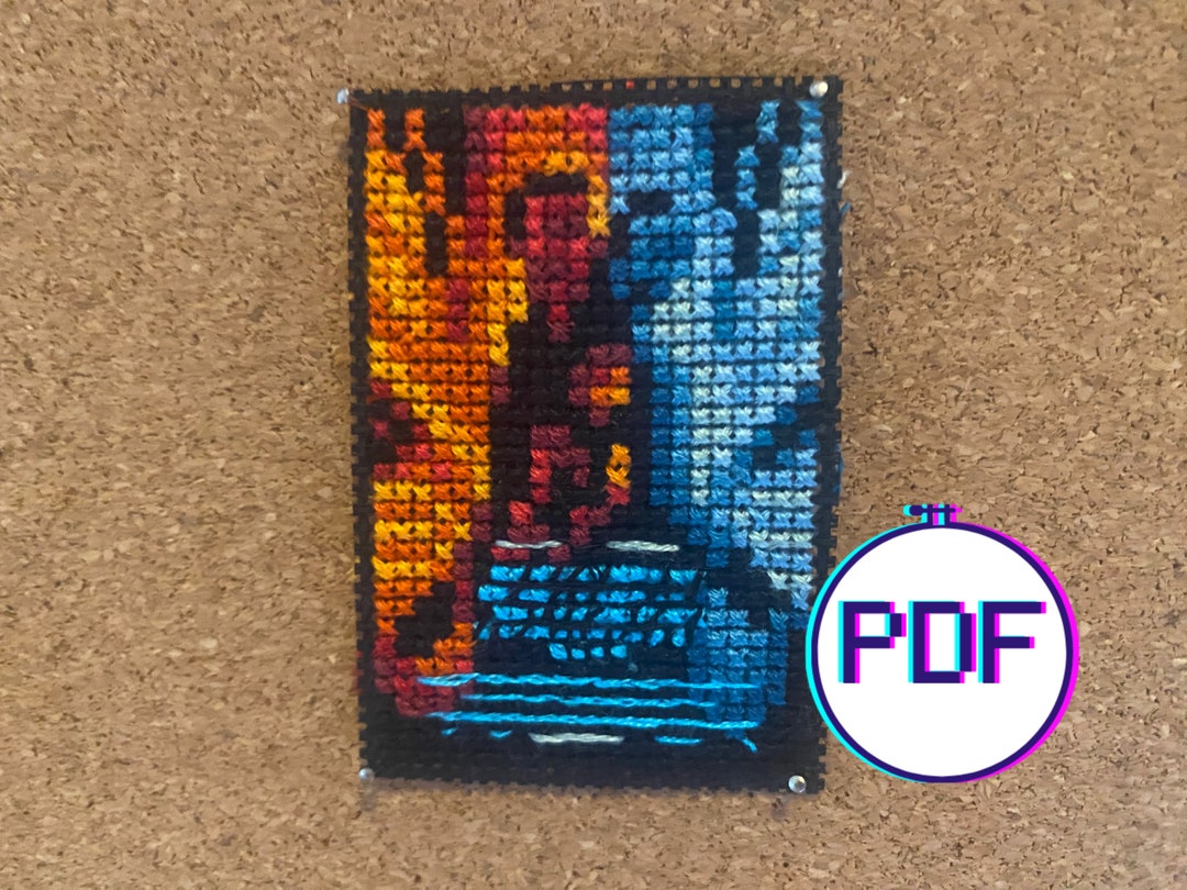 BLADE RUNNER 2049 Mini Movie Poster Cross Stitch Pattern (PDF) - Etsy