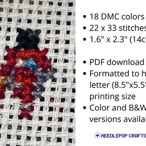 AKIRA Mini Movie Poster Cross Stitch Pattern (PDF) - Etsy