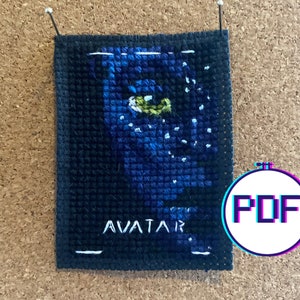 AVATAR Mini Movie Poster Cross Stitch Pattern PDF Download - Etsy