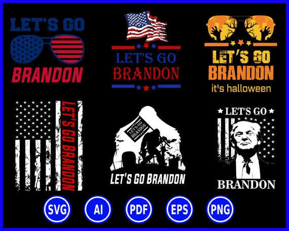 Let's Go Brandon Svg Conservative Anti Liberal Design - Etsy