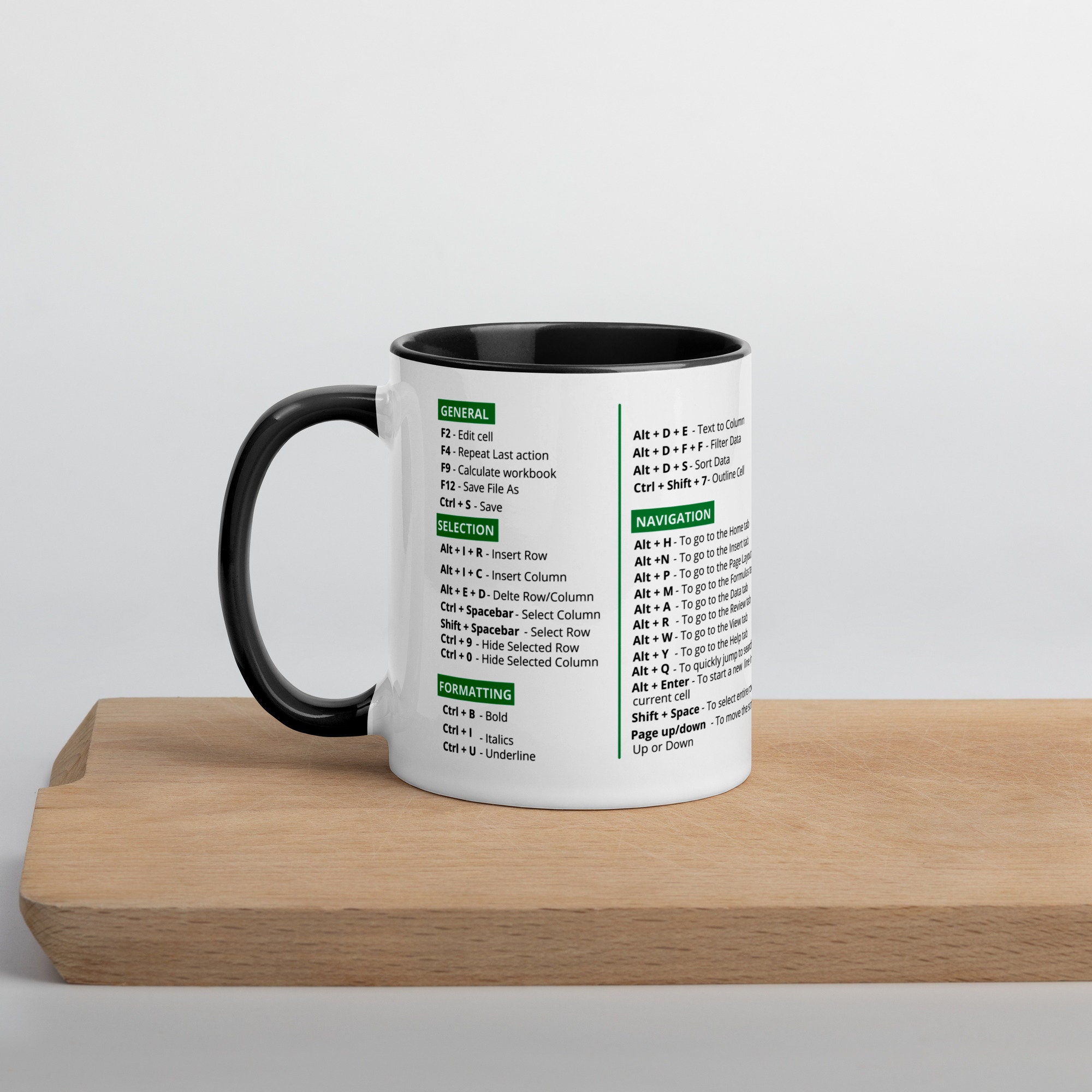 Excel Super Shortcuts Mug tiktok: Coworker Coffee Mug - Etsy