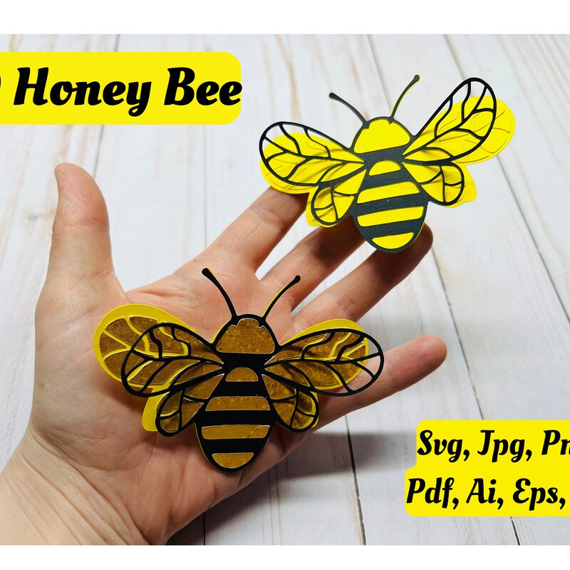 Honey Bee Svg - Etsy