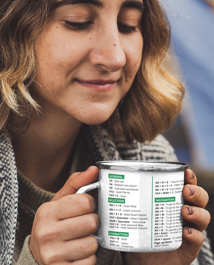 Excel Super Shortcuts Mug: Coworker Coffee Mug Office Mug - Etsy