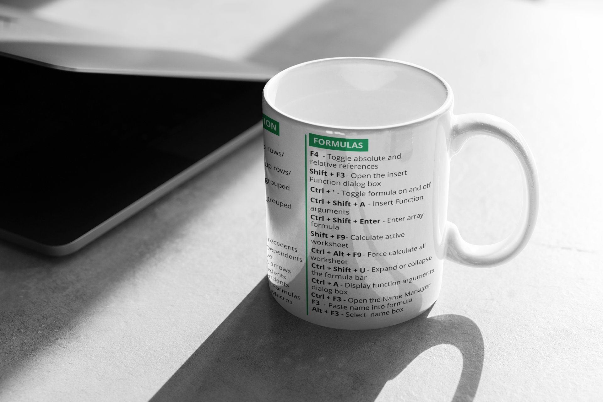 Excel Super Shortcuts Mug tiktok: Coworker Coffee Mug, Office Mug, Nerd ...