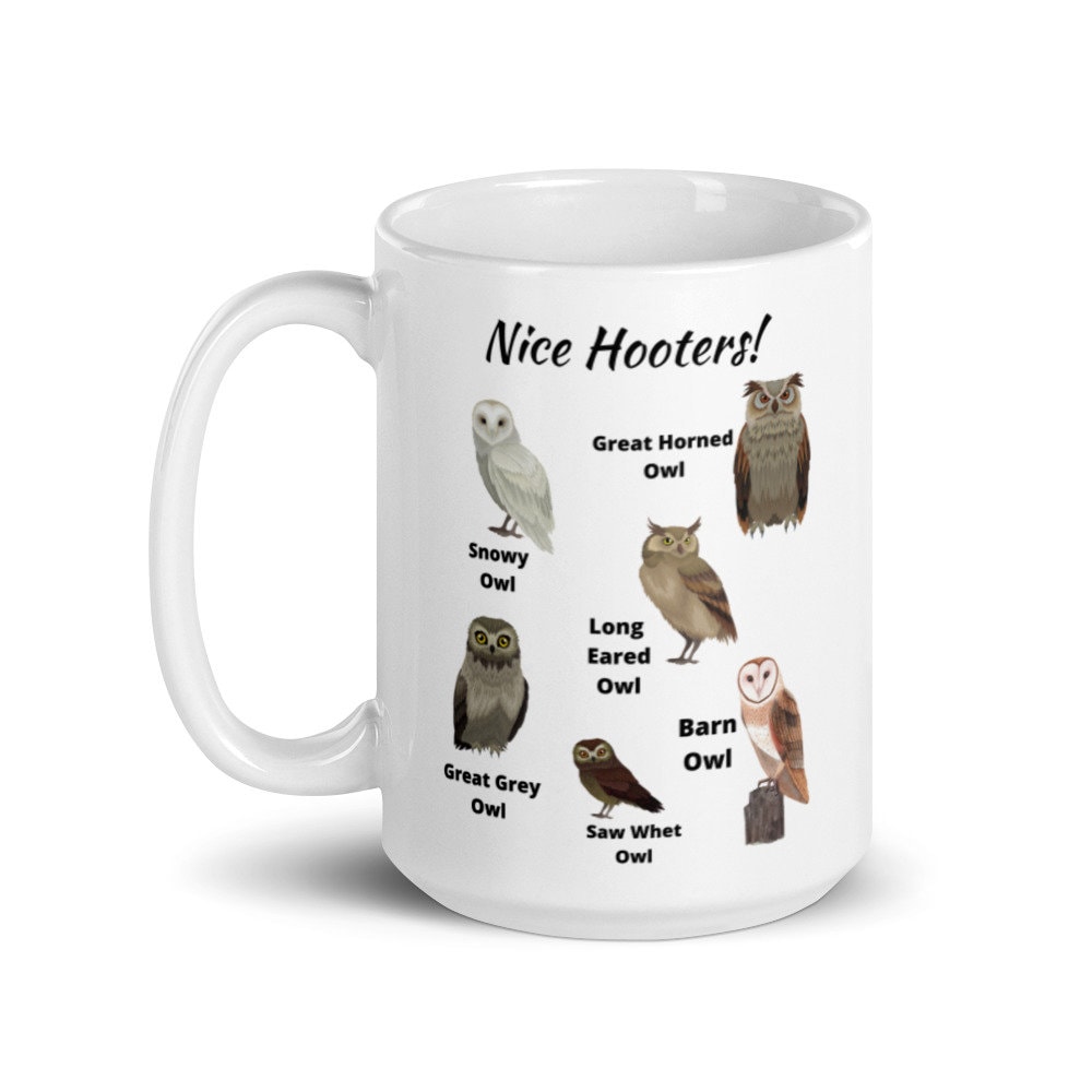 Nice Hooters Coffee Mug Nice Tits Bird Mug Funny Fowl - Etsy