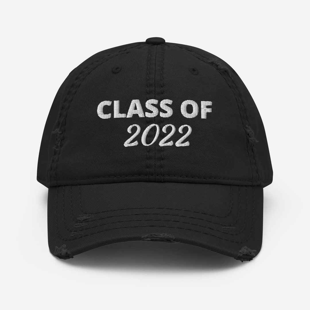 Class of 2022 Hat, Kiss My Class Goodbye Distressed Baseball Cap ...