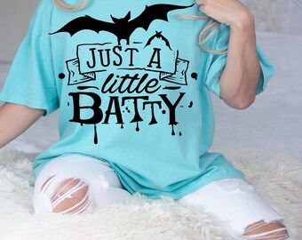 Batty SVG, Halloween Cricut Cut File, I'm A Little Batty, Bat Clipart ...