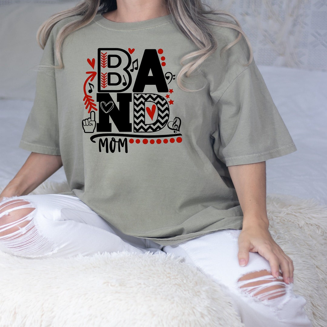 BAND MOM SVG Digital Cut File - Etsy