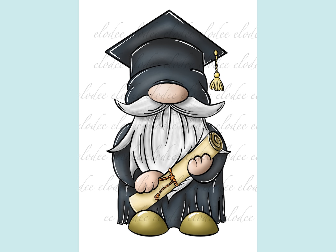 Graduation Gnome Clip Art | Sublimation | PNG | Gonk | Graduation Day ...