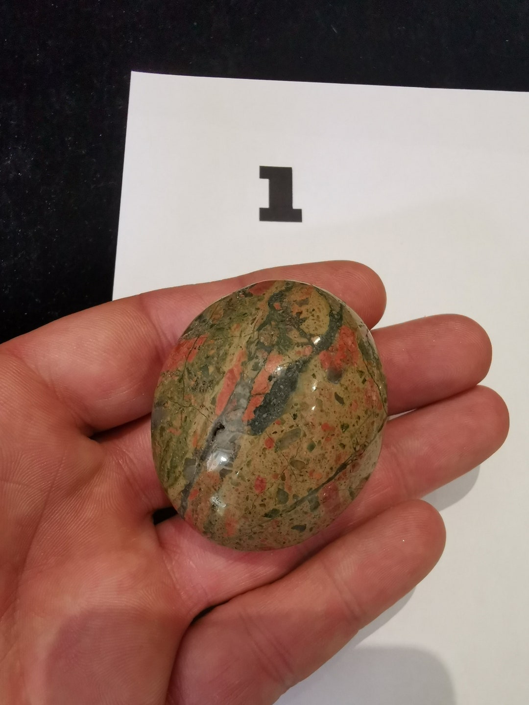 UNAKITE, Pebble of Your Choice, Beautiful Color in the Vein - Etsy