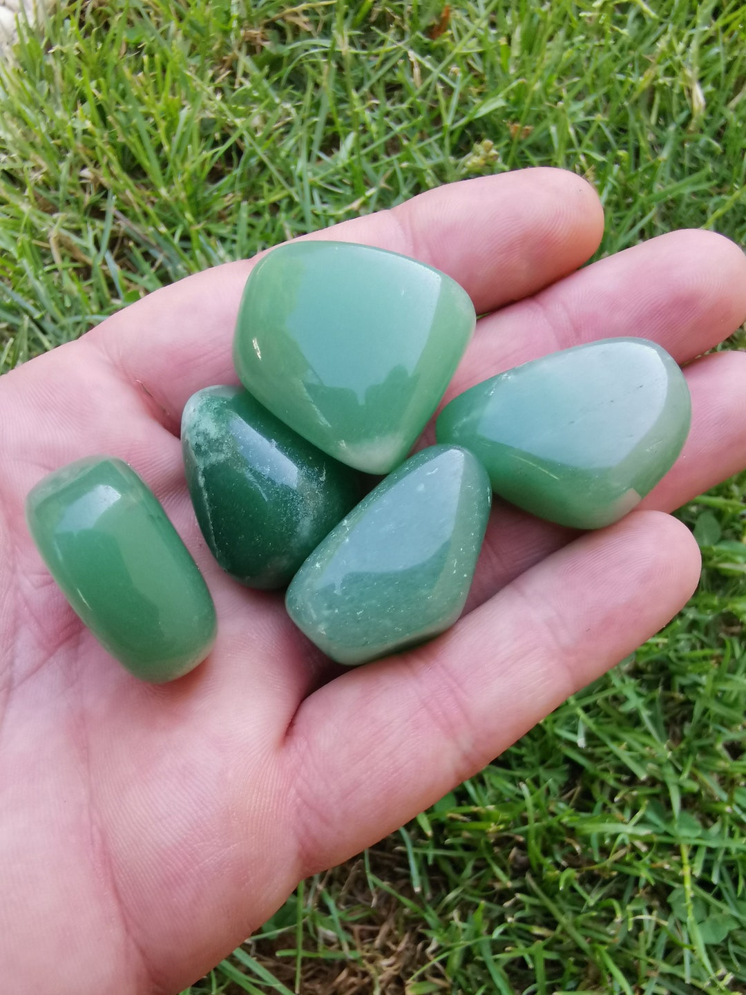 Green Aventurine, Tumbled Stone 50 Gram and More - Etsy