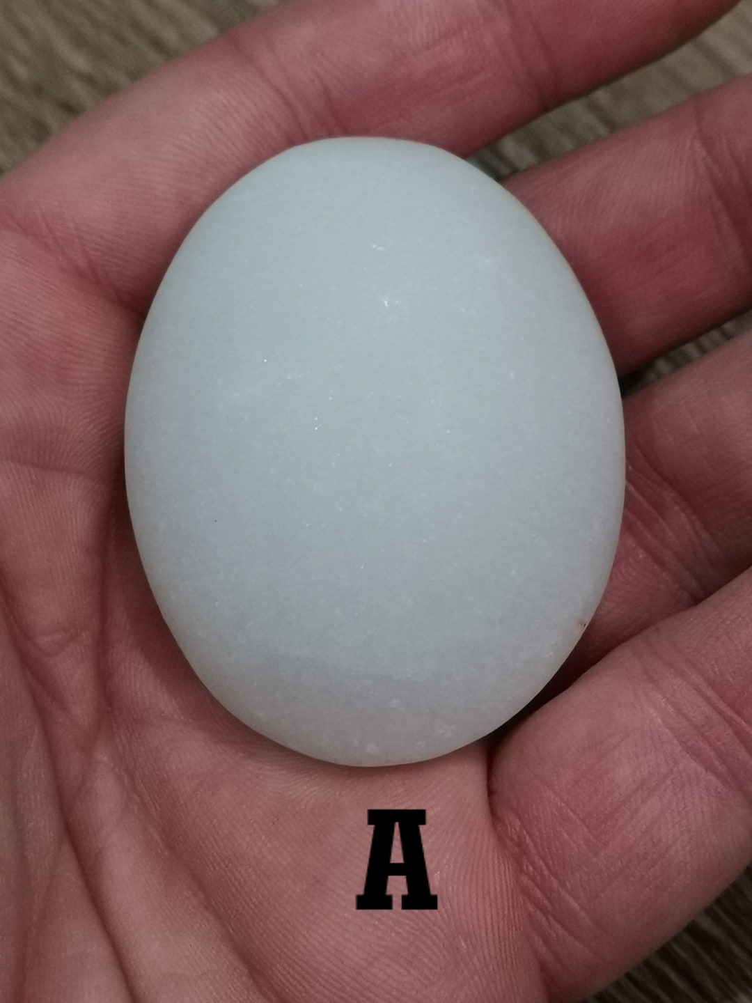 Pure White Jade, Natural Stone Cut Into Pebble TO CHOOSE, Top ...