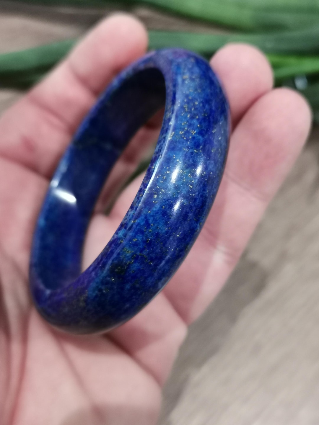 Lapis Lazuli --> Rigid Bangle Bracelet / Inner Diameter 60 Mm, Rare ...