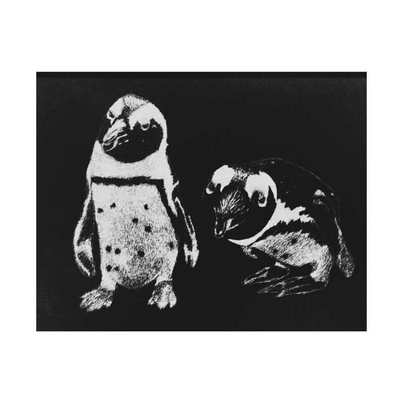 Scratchboard Art - Etsy