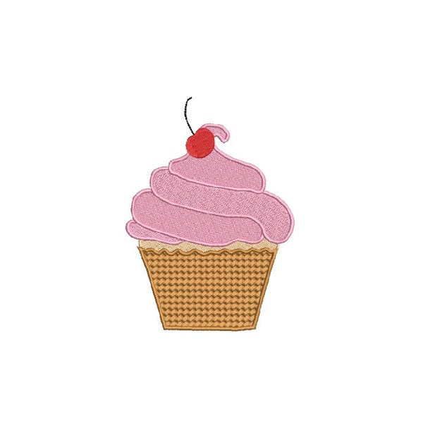 Cupcake Embroidery - Etsy