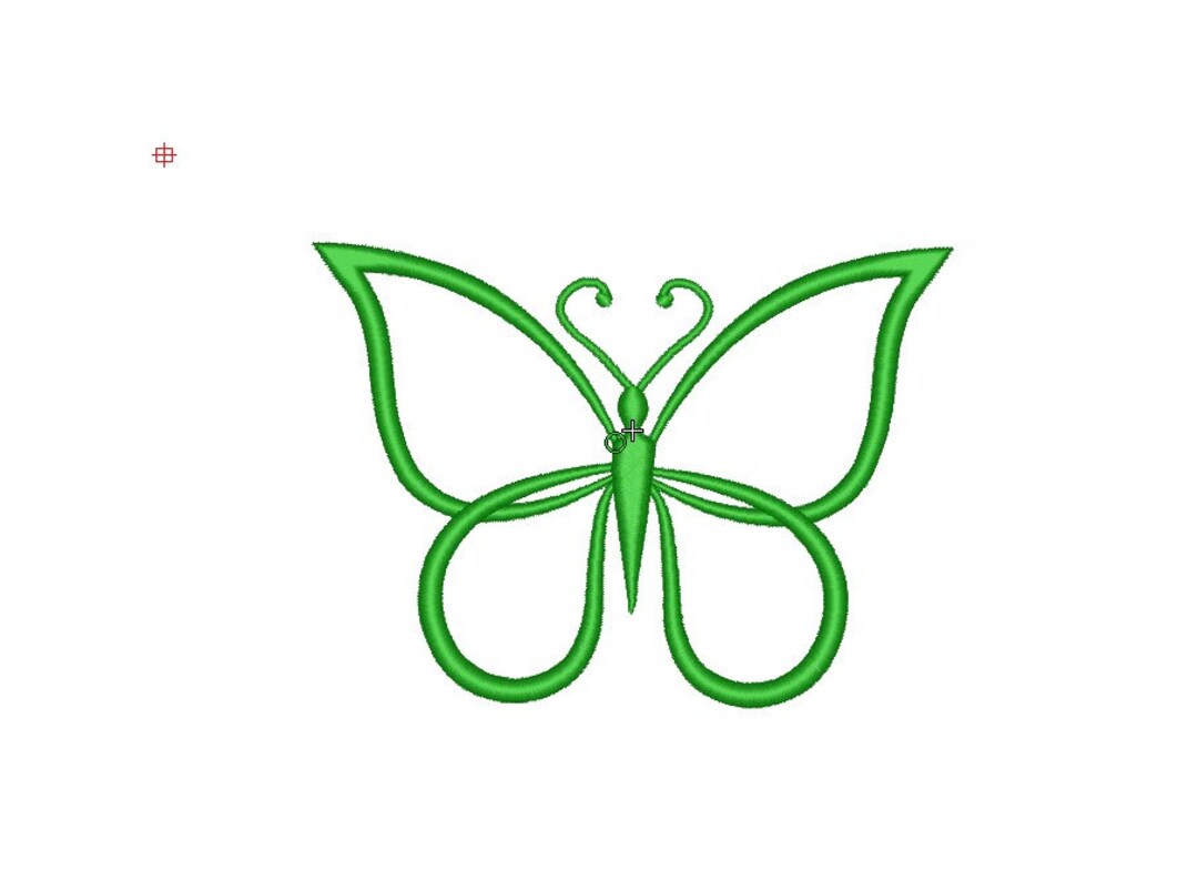Butterfly Embroidery Design - Etsy