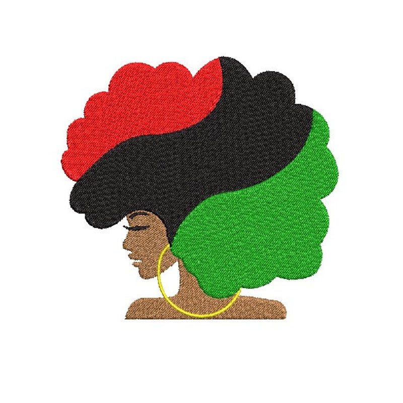 Flower Power Afro Art - Etsy