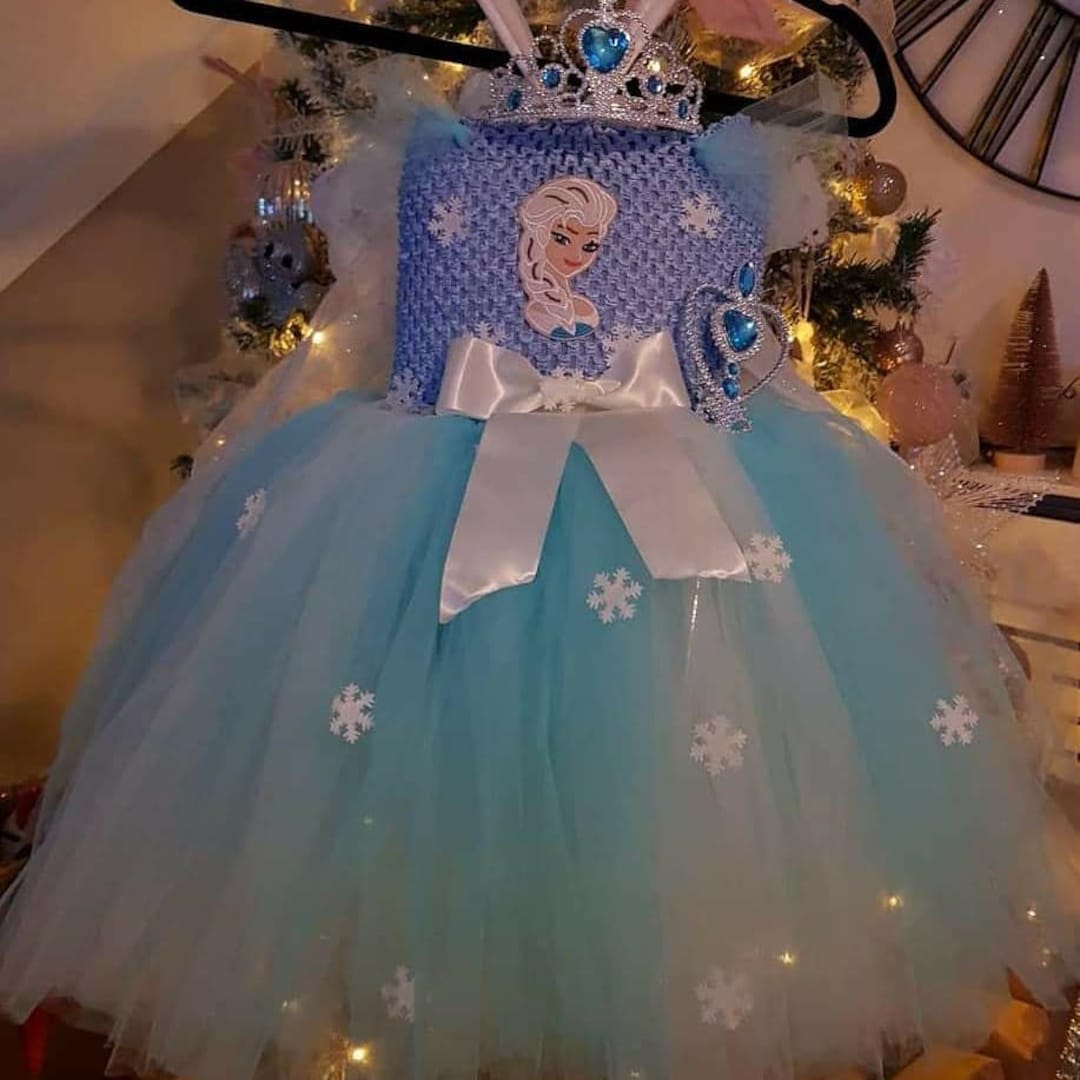 Frozen Elsa Inspired Tutu Dress - Etsy