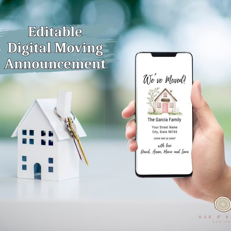 Moving Announcement - Etsy