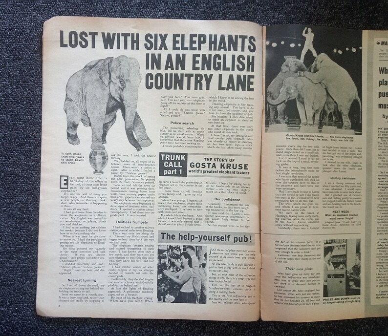 Vintage 1960s Today Magazine December 22 1962 Ephemera - Etsy