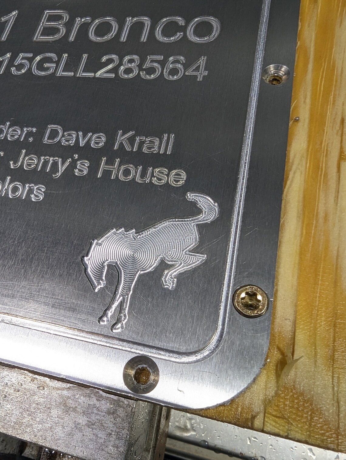 Custom Company Nameplates, Plaques, ETC. Made With Metal, Wood, and ...