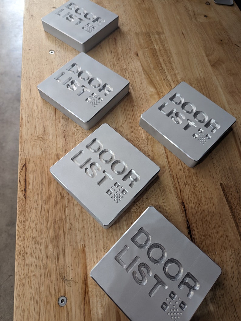 Custom Company Nameplates, Plaques, ETC. Made With Metal, Wood, and ...