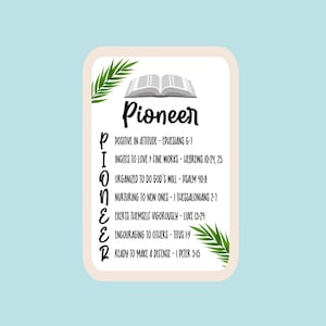 JW Gifts, Pioneers, Scriptures, Acrostic, Pioneer Gift, PSS Gift ...