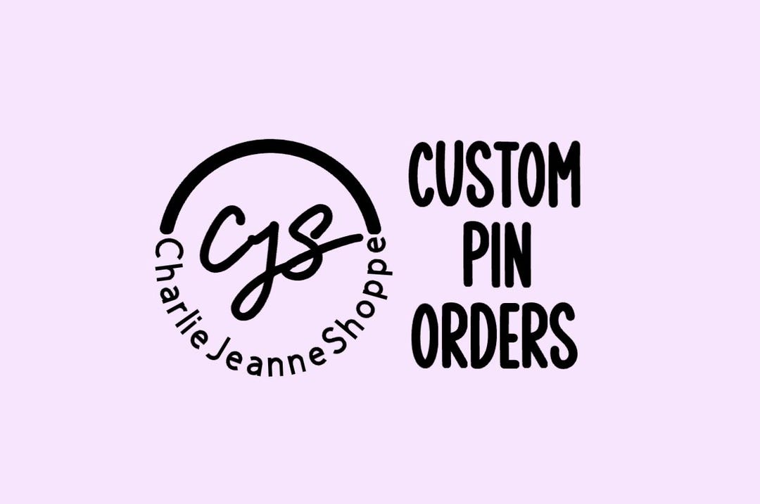 Custom Pin Orders - Etsy
