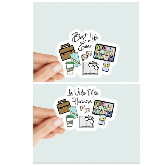 Best Life Ever Stickers La Vida Más Hermosa Sticker PSS | Etsy