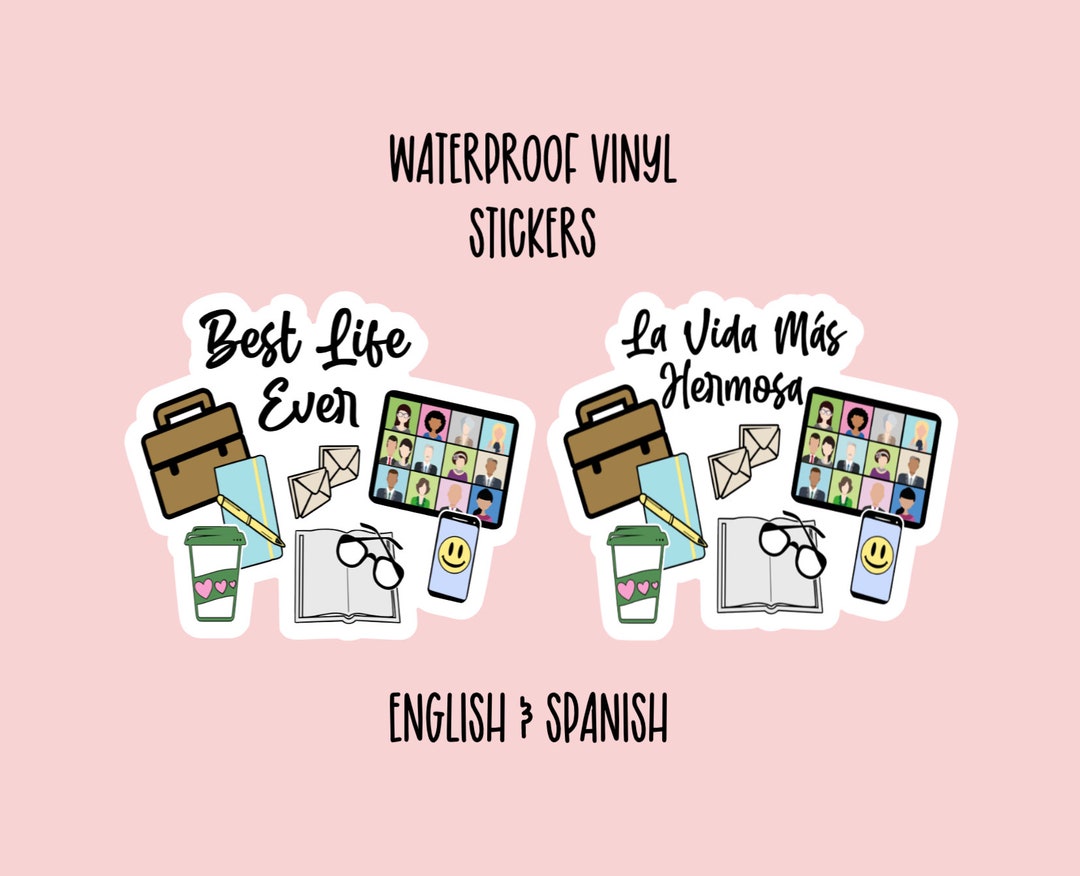 Best Life Ever Stickers, La Vida Más Hermosa Sticker, PSS Gifts, JW ...