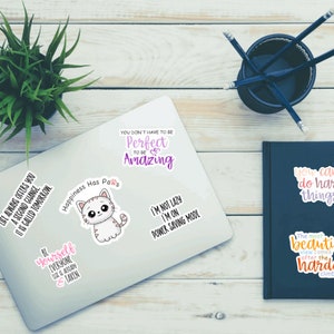 Impossible Sticker, Motivational Stickers, Waterproof Stickers, Water ...