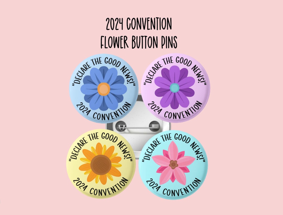 2024 Convention Button Pins, JW Gifts, Declare the Good News, JW ...