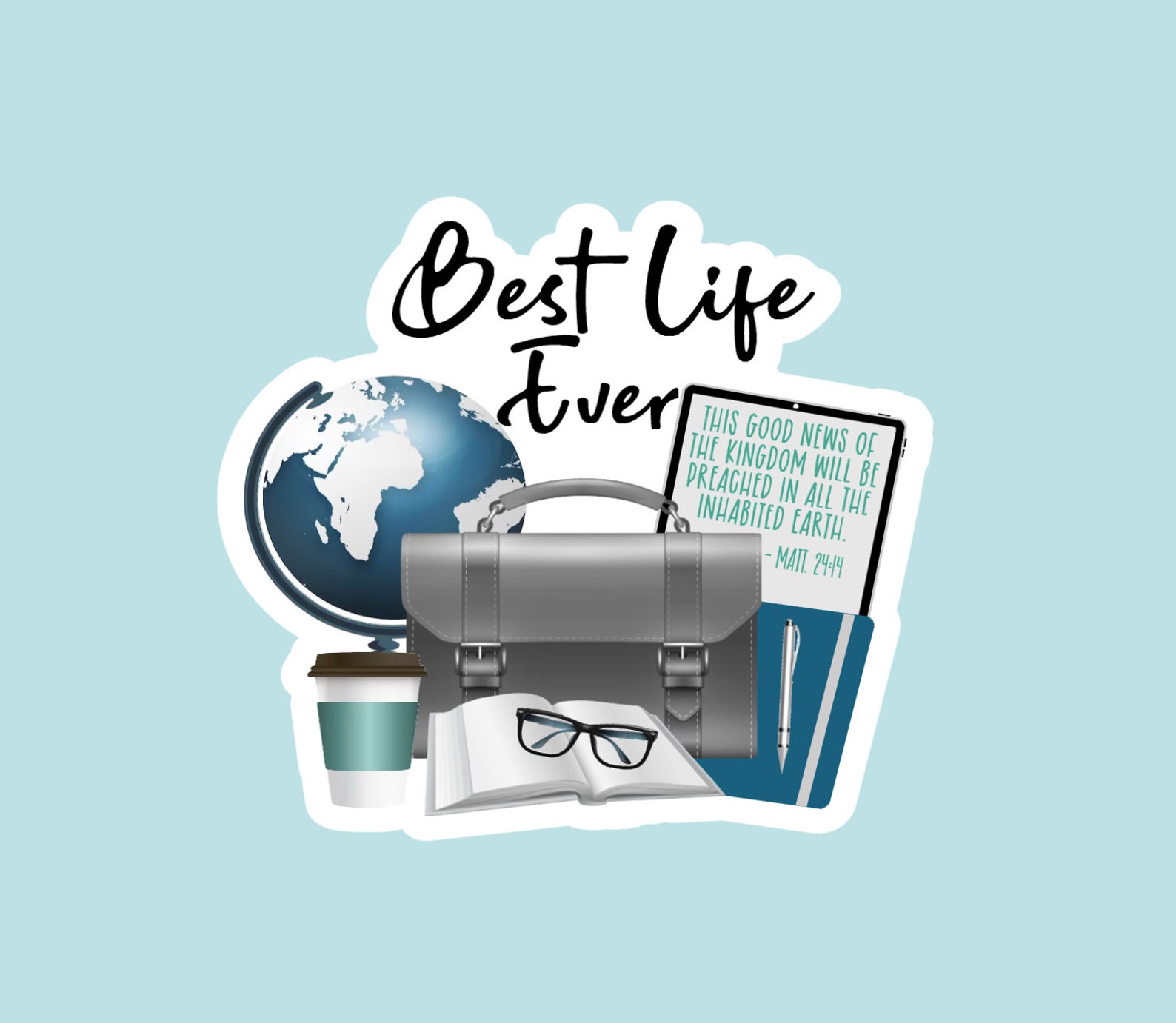 Best Life Ever Stickers, La Vida Más Hermosa Sticker, PSS Gifts, JW ...