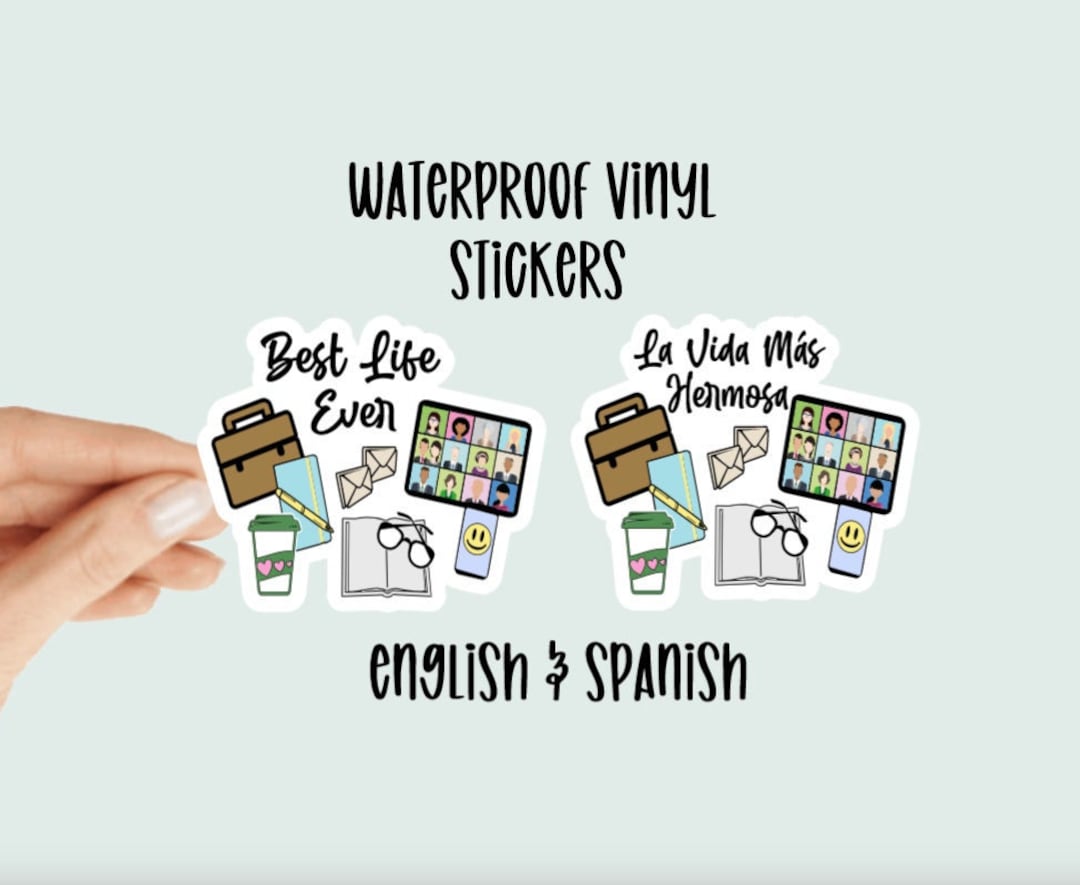 Best Life Ever Stickers La Vida Más Hermosa Sticker PSS - Etsy
