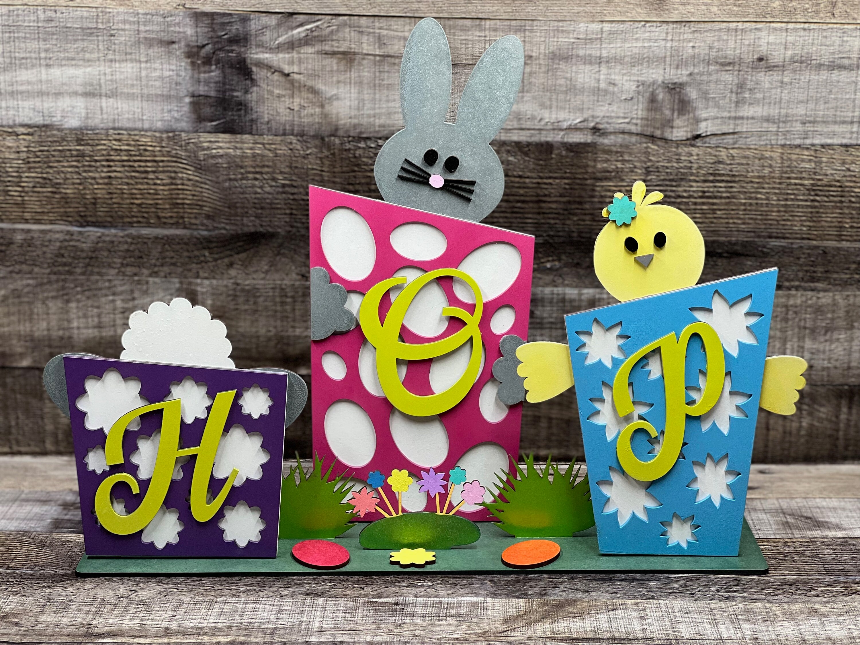 EASTER HOP Sign SVG File - Spring Decor, Home Decor, Glowforge, Laser ...
