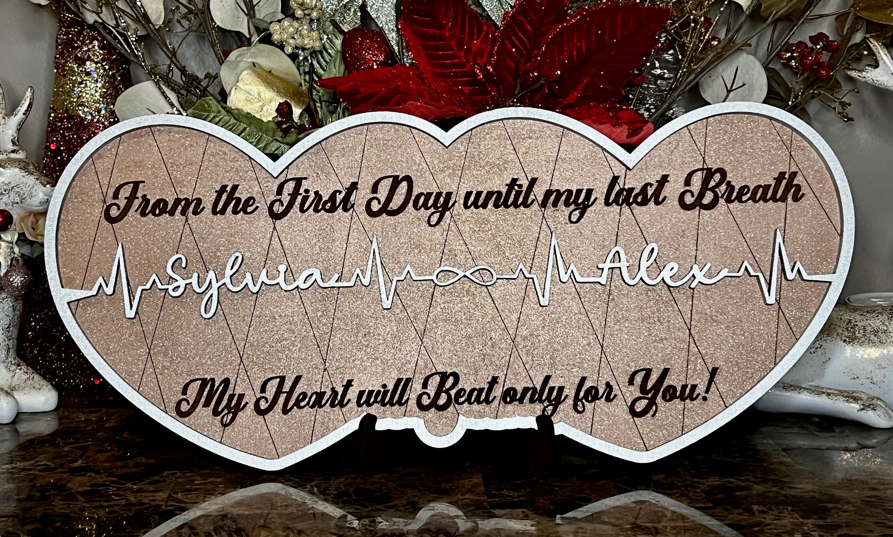 HEARTBEAT SVG Sign, Laser Cut File, Svg File, Digital Design ...