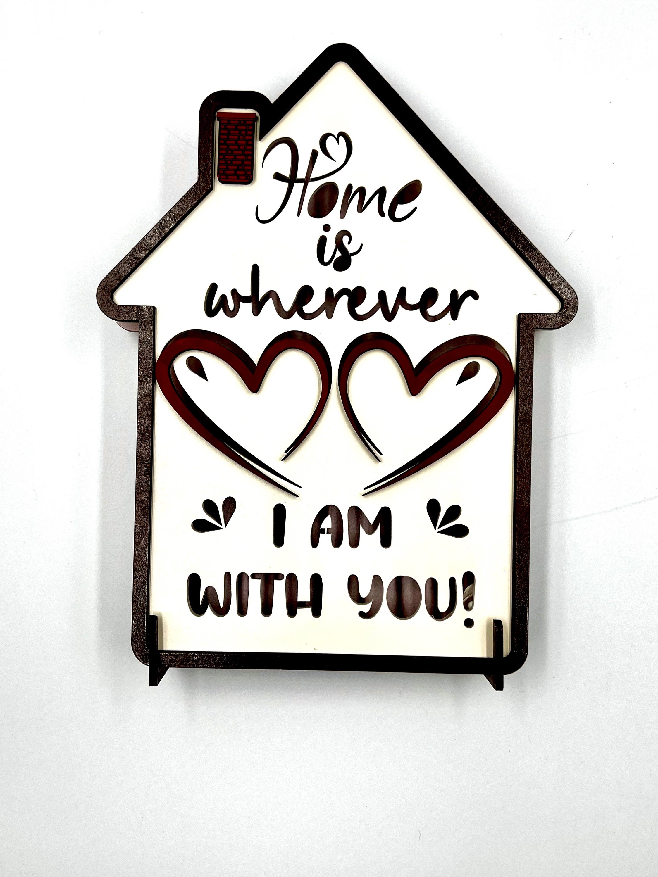 LIGHT UP Home SVG Sign, Laser Cut File, Svg File, Digital Design ...