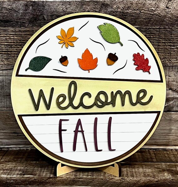 Interchangeable Round Sign SVG File Laser Cut File - Etsy