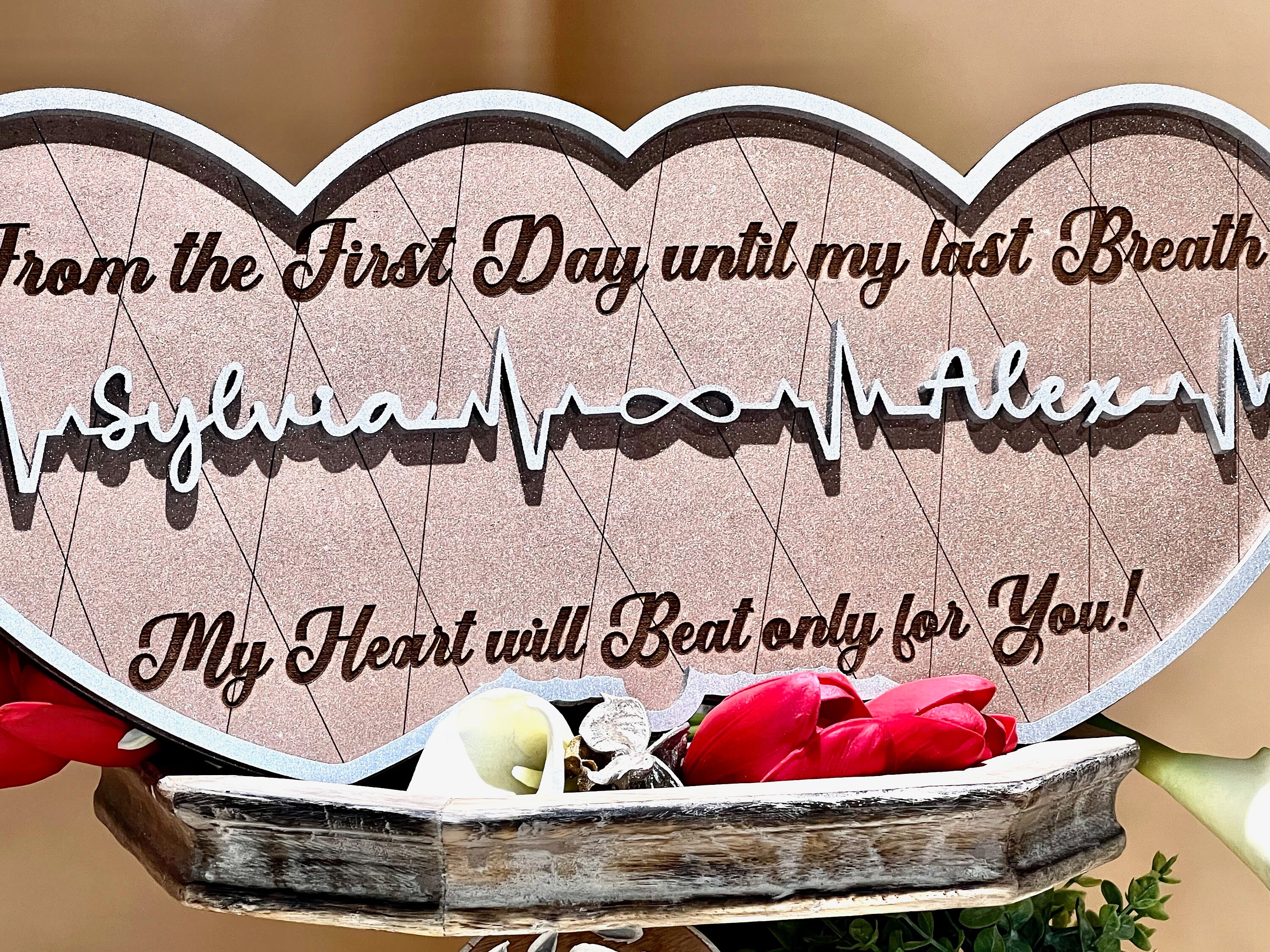 HEARTBEAT SVG Sign, Laser Cut File, Svg File, Digital Design ...