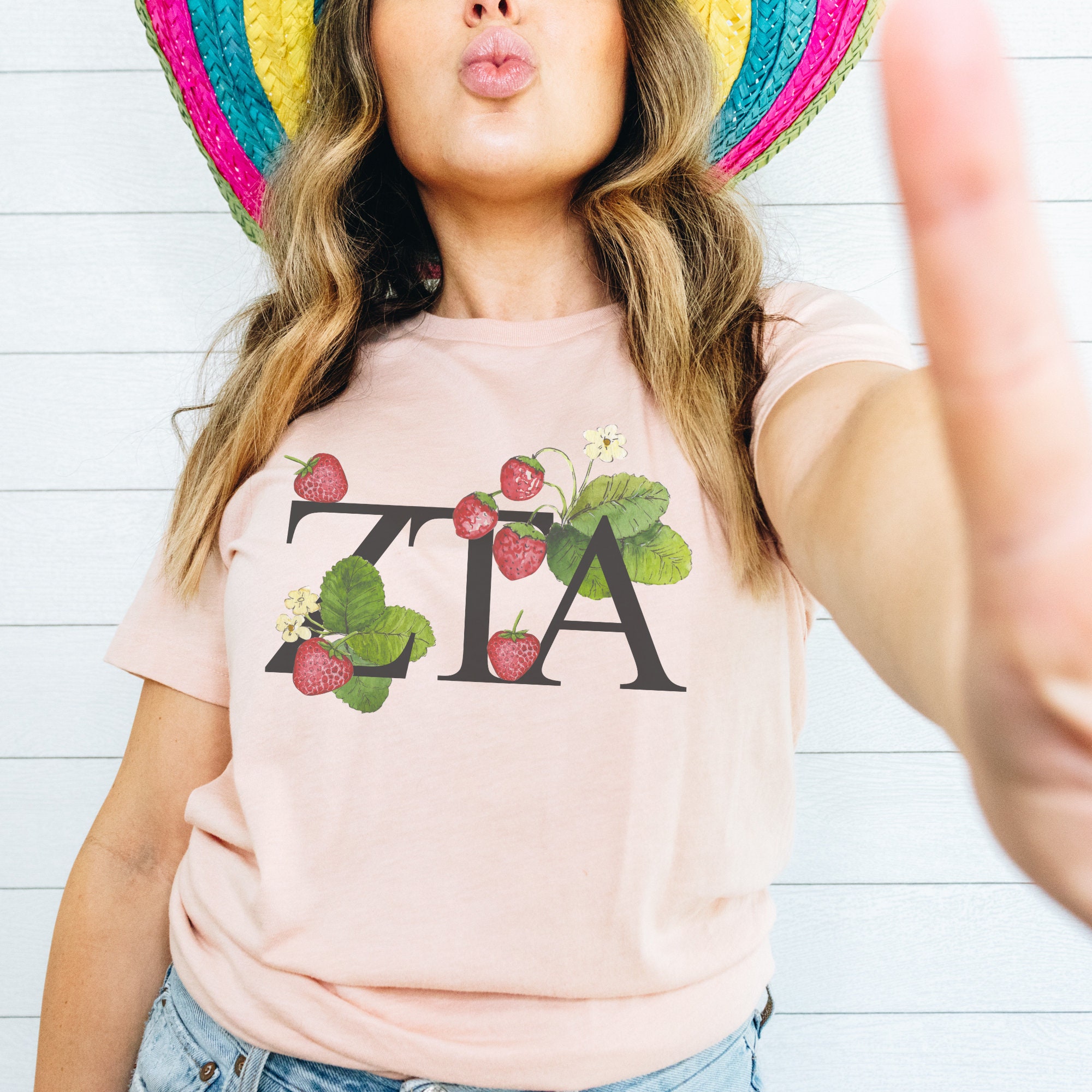 Zeta Tau Alpha ZTA Sorority Tee Shirt Greek Shirt Fraternity ZTA ...