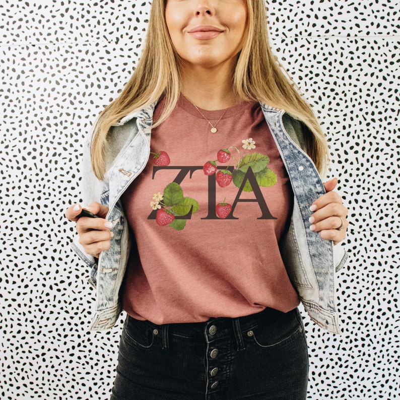 Zeta Tau Alpha - ZTA - Sorority Tee Shirt - Greek Shirt - Fraternity ...